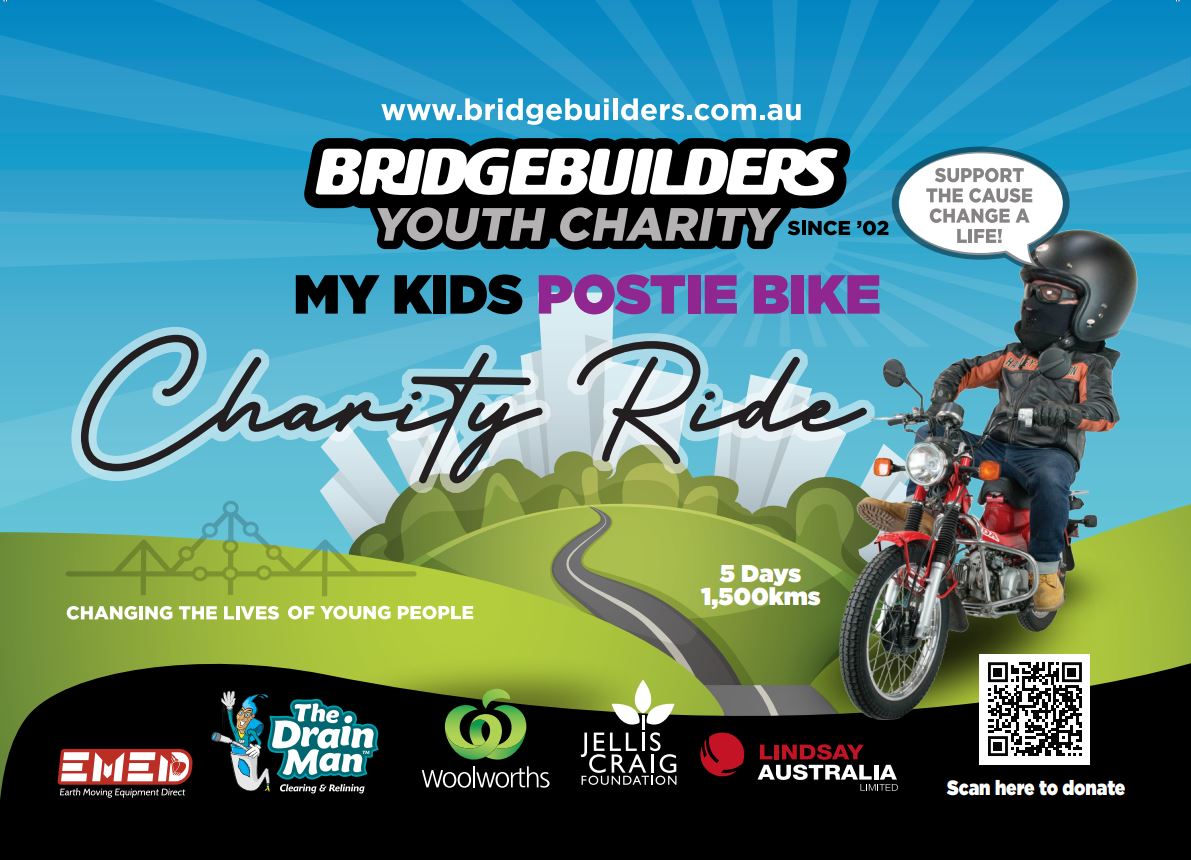 Postie Bike Ride – Bridge Builders Youth Organisation